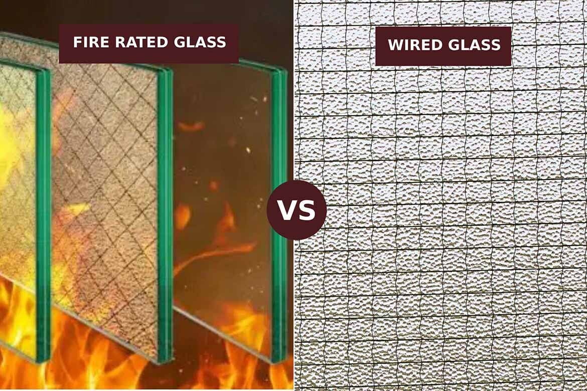 Fire-Rated vs. Wired Glass for Commercial Buildings | Safety Guide